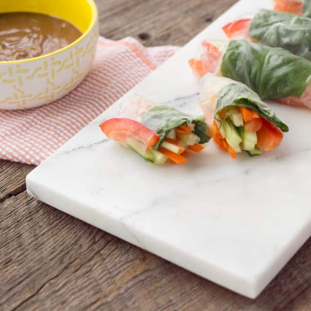 Veggie Summer Rolls | Kimbrough Daniels